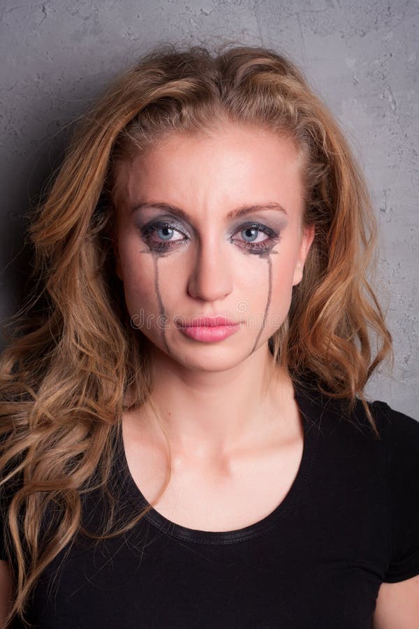 Crying girl stock photo. Image of female, grief, drama - 21165798