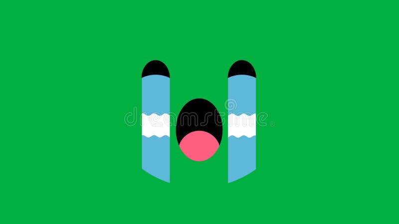 Crying Green Screen Seamless Loop Animation Concept Stock Footage ...
