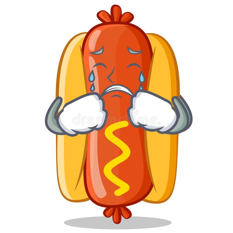 Crying Barbecue Grill Cartoon Character Stock Vector - Illustration of ...