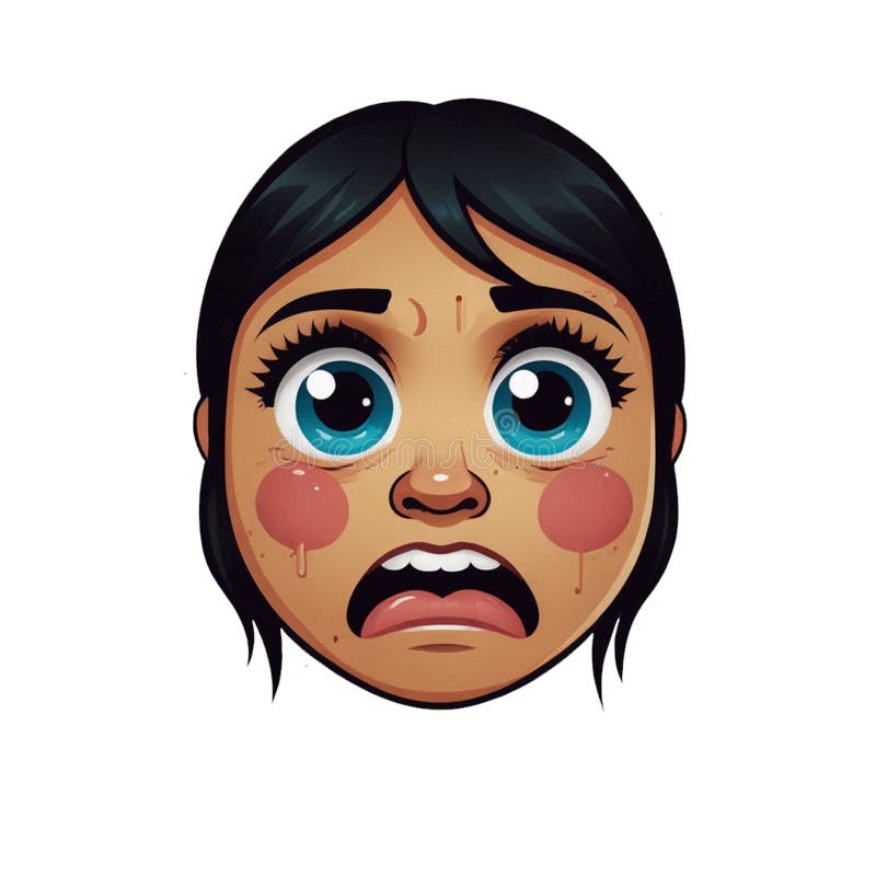 Crying icon image stock illustration. Illustration of sticker - 353774659