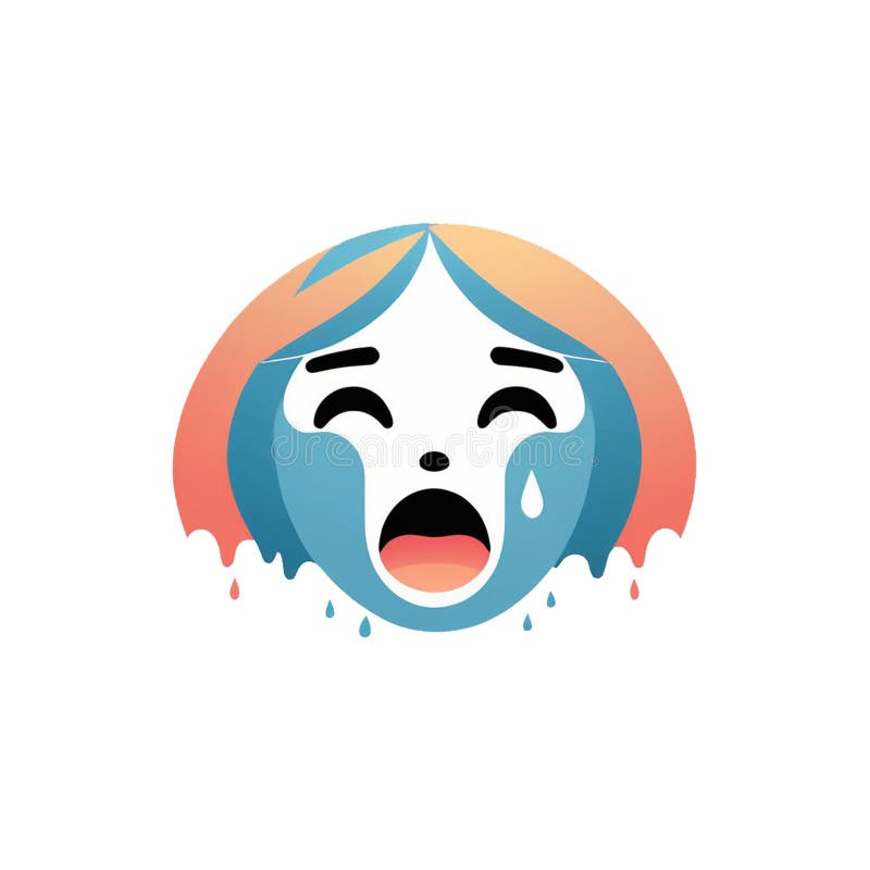 Crying icon image stock illustration. Illustration of crying - 353774760