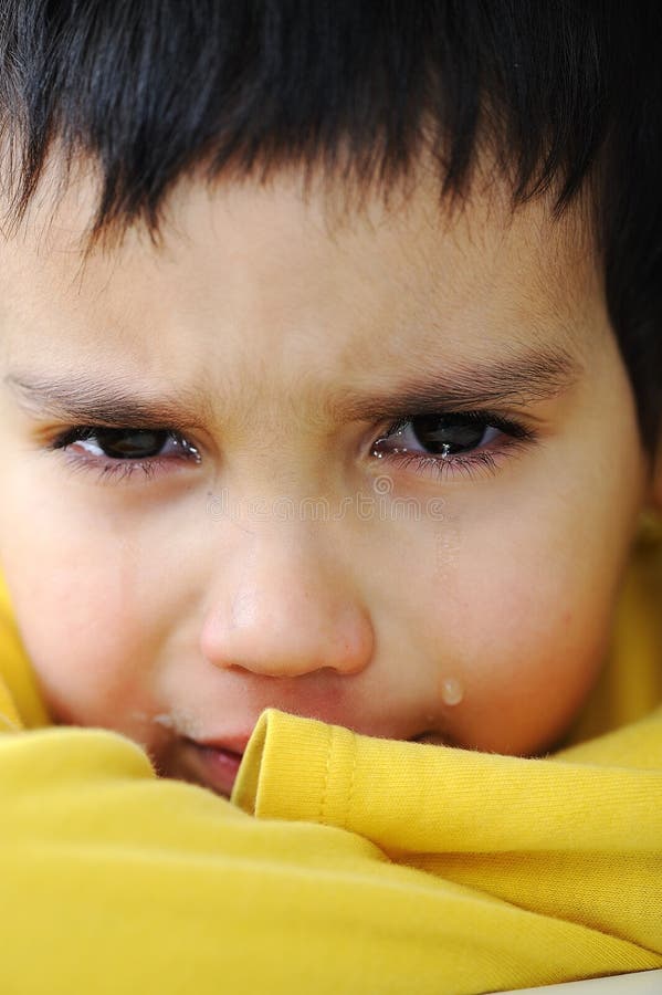 Crying Kid, Emotional Scene Stock Photo - Image of child, frustrated ...