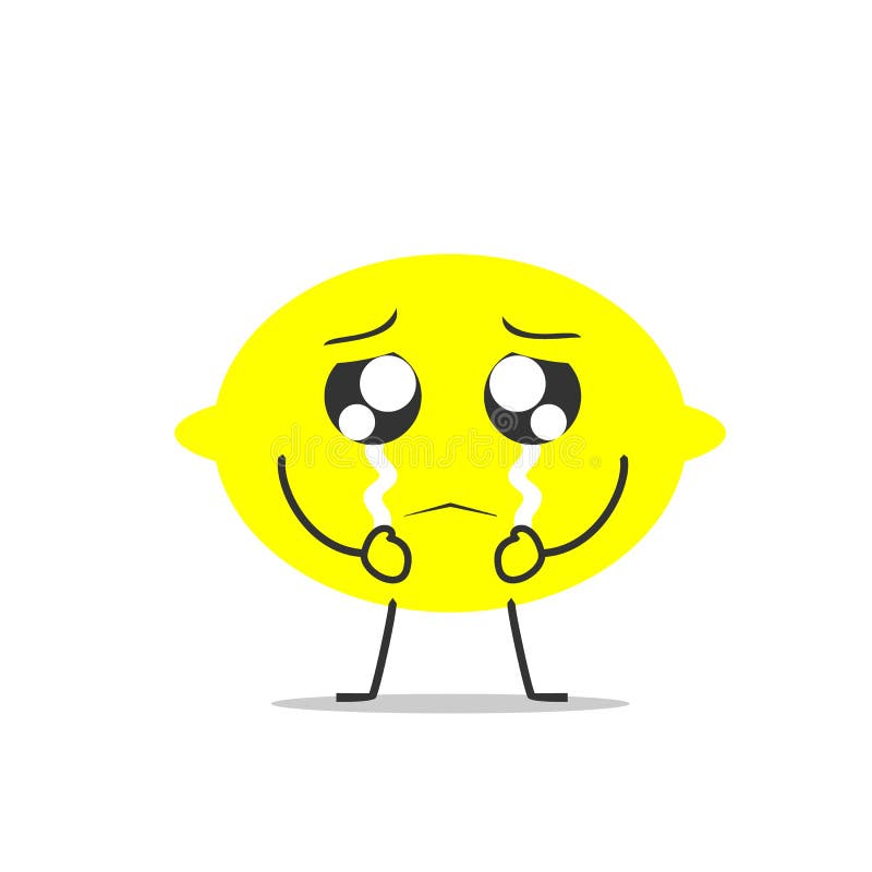 Lemon And Tears Emoji