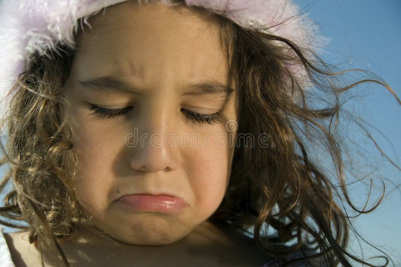 Crying little girl stock photo. Image of pain, emotional - 5131728