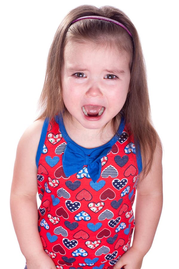 Crying little girl stock photo. Image of eyes, emotion - 36588794