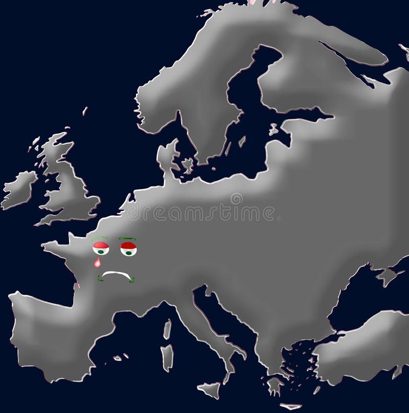 Political map of SAD stock vector. Illustration of concept - 7243104