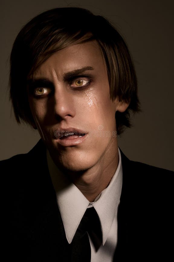 Crying man in depression stock photo. Image of male, horror - 2261630