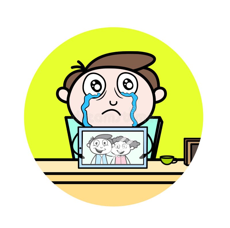 Crying after Missing Their Relative - Office Businessman Employee ...