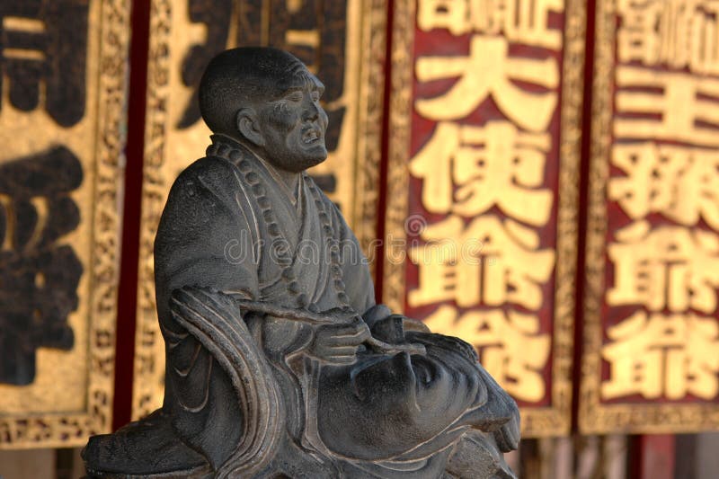 Crying monk sculpture stock photo. Image of monk, oriental - 303874