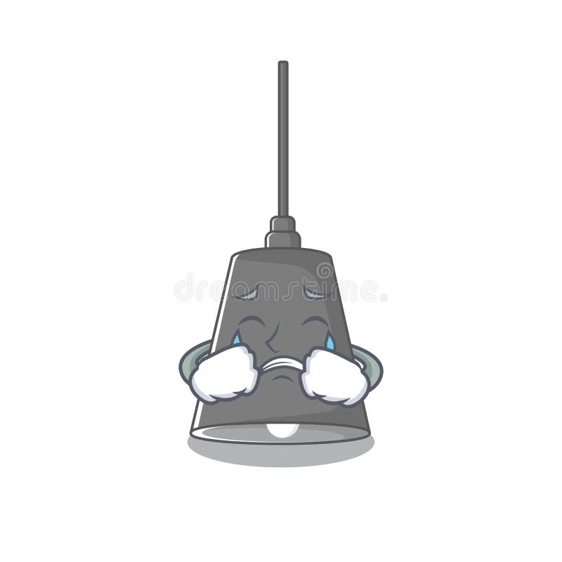 Crying Pendant Lamp Isolated in the Character Stock Vector ...