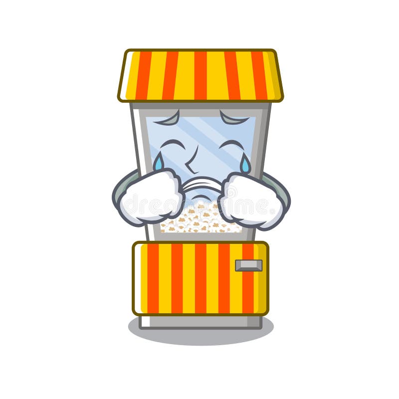 Sad Cartoon Popcorn stock vector. Illustration of unhappy - 69734254