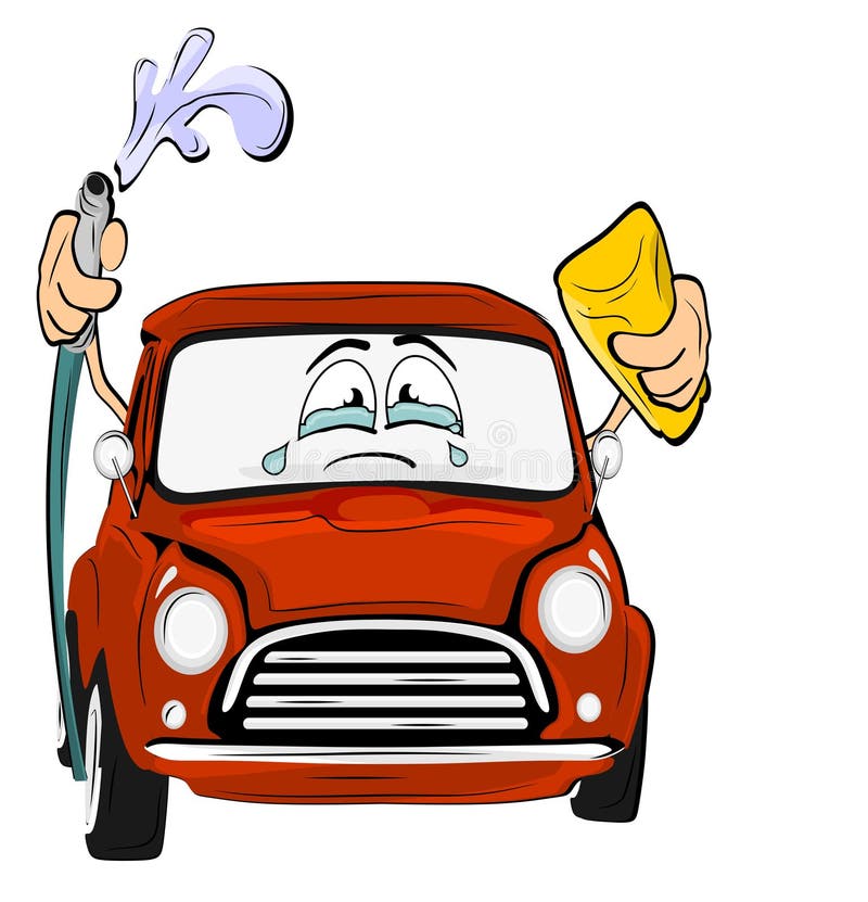 Crying red car stock illustration. Illustration of speed - 268497163