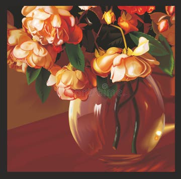 Crying roses stock vector. Illustration of gift, drawing - 62662415