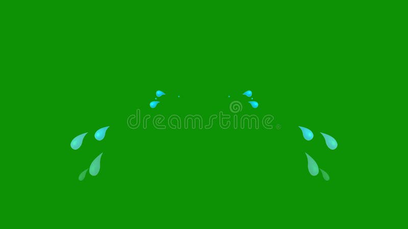Crying Running Tears Flowing on a Green Screen Background Stock Footage ...