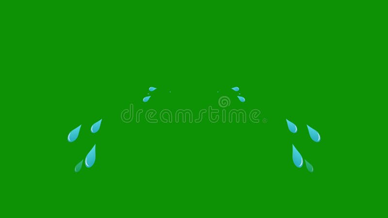 Crying Running Tears on a Green Screen Background Stock Video - Video ...