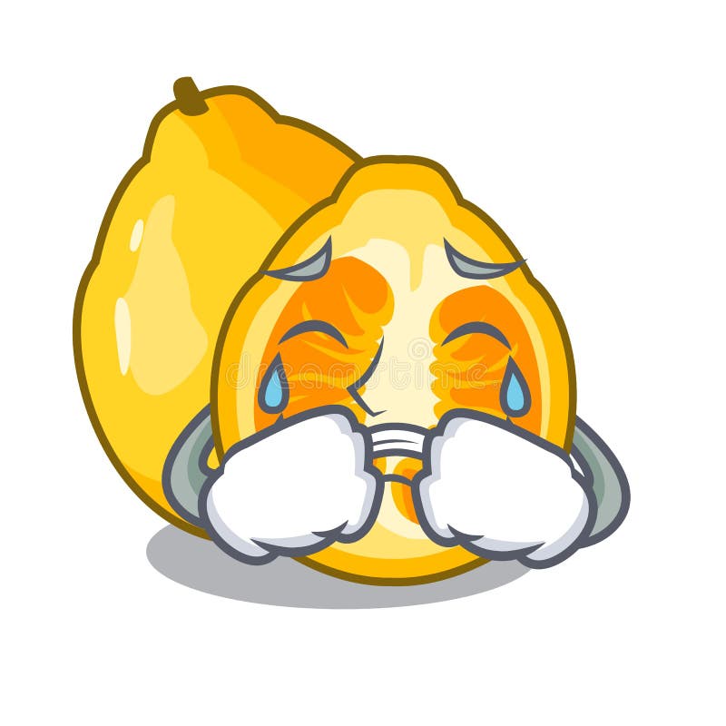 Crying Ugli Fruit in the Cartoon Fridge Stock Vector - Illustration of ...