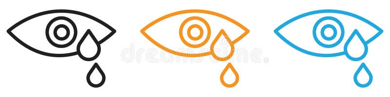 Crying Vector Logo Set Collection for Web App Ui Stock Vector ...