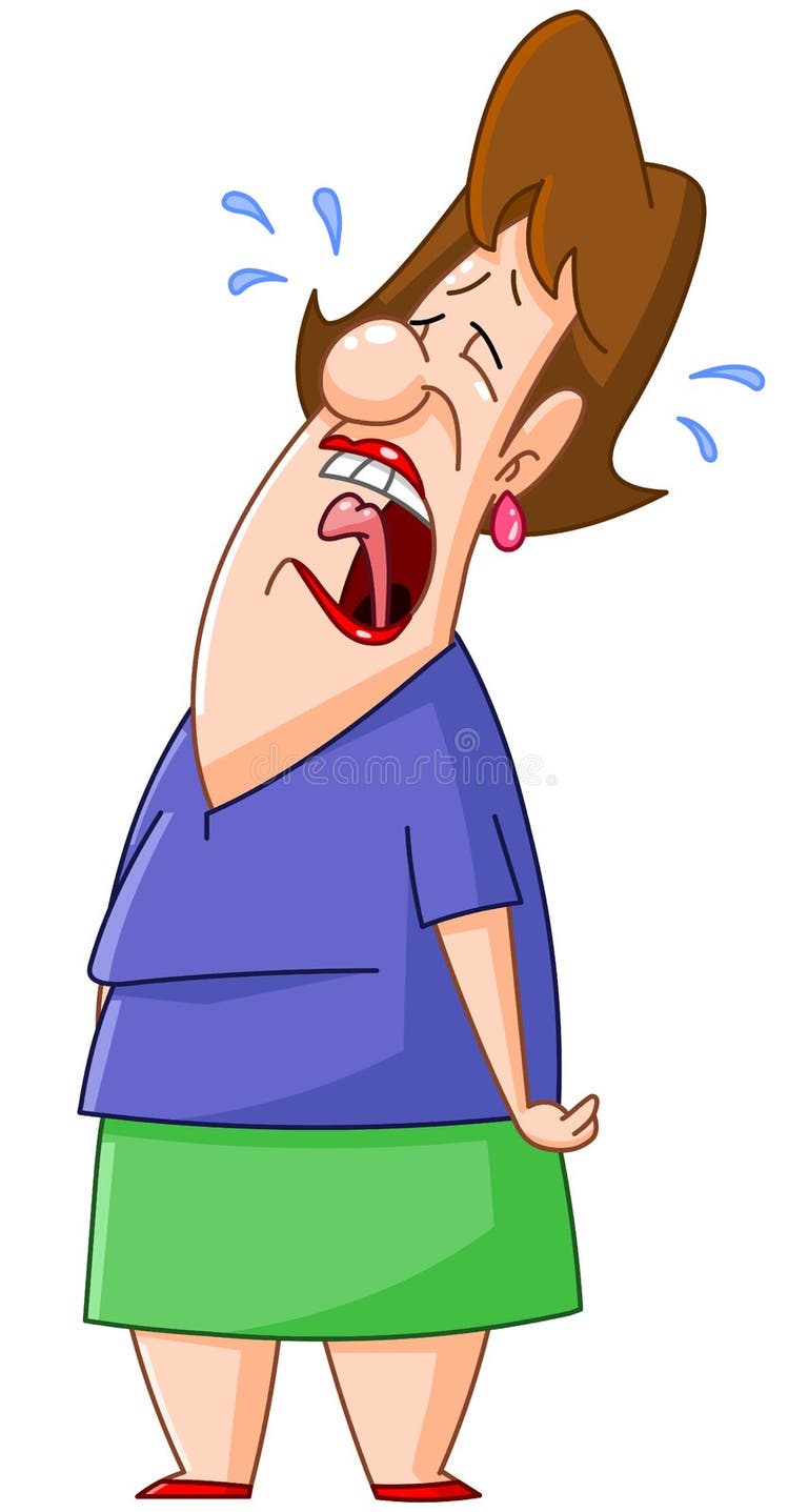 Crying Woman Drawing Stock Illustrations – 7,285 Crying Woman Drawing ...