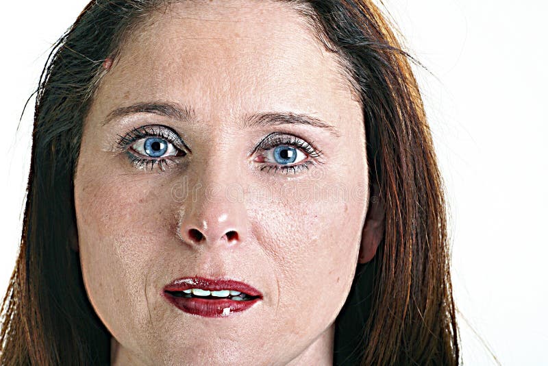 Crying woman stock image. Image of angry, anxiety, expression - 4682973