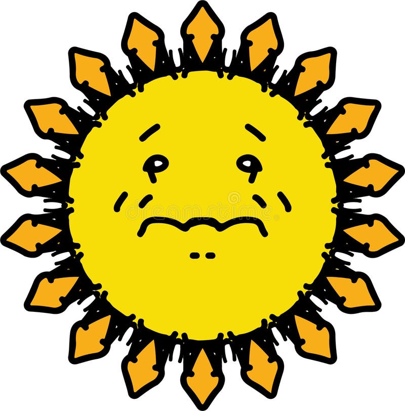 Cartoon Crying Sun Stock Illustrations – 187 Cartoon Crying Sun Stock ...