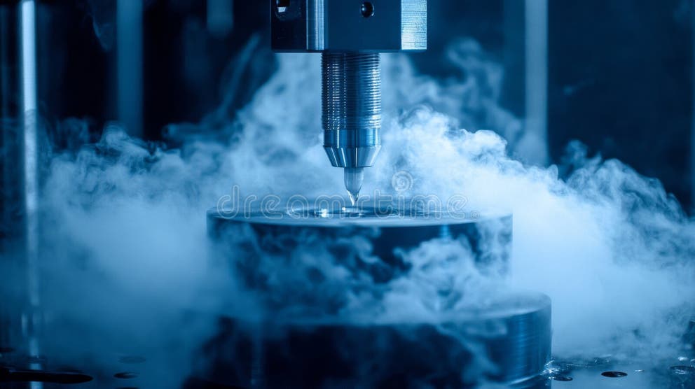 Cryogenic Liquid Metal Precision Application Process Stock Illustration ...
