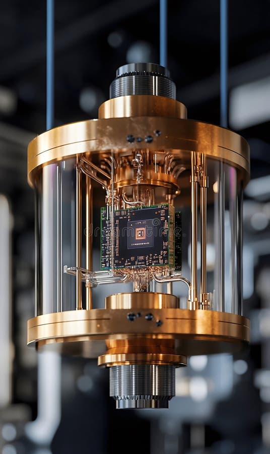 Futuristic Cryogenic Quantum Computer Stock Photos - Free & Royalty ...