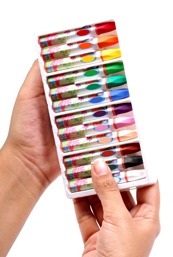 Cryon colour set stock photo. Image of drawing, isolated - 10871236