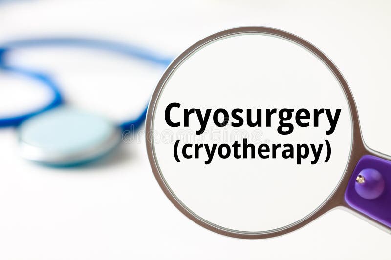 Cryosurgery (cryotherapy) Title Text Technology Medical Theme Stock ...