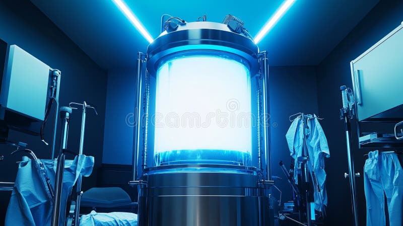 Cryotank Glowing Surrounded Medical Gear Stock Photos - Free & Royalty ...