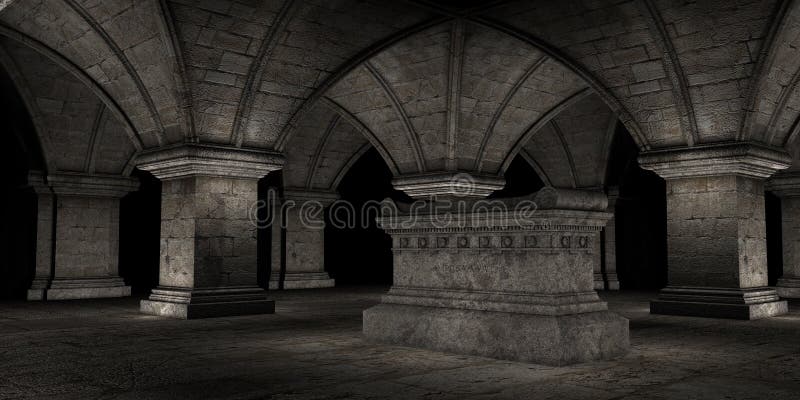 Crypt stock illustration. Illustration of historic, fantasy - 22156787