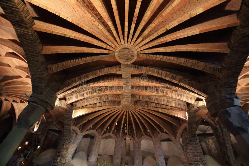Crypt of Antoni Gaudi, Barcelona, Spain Editorial Photo - Image of ...