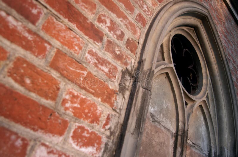 Crypt with Arch on an Old Cemetery Stock Photo - Image of ruins ...