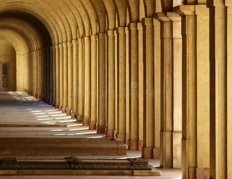 Crypt Gang ( Main Cemetery in Frankfurt, Germany ) Stock Photo - Image ...