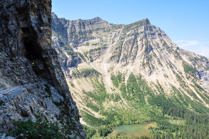 Crypt Lake in Waterton National Park, Alberta, Canada Stock Photo ...