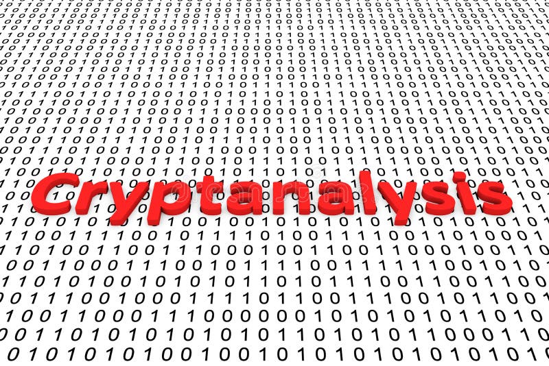 Cryptanalysis stock illustration. Illustration of method - 89733603