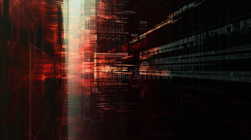 Cryptic Shadows: Unveiling the Enigma of Digital Secrets Stock Photo ...