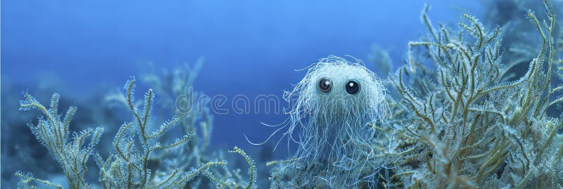 Cryptic Subaquatic Creature Stock Illustration - Illustration of ocean ...