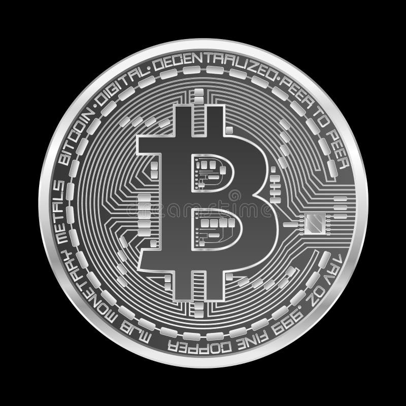 Crypto Currency Bitcoin Silver Symbol Stock Vector - Illustration of ... Crypto Currency Bitcoin Silver Symbol Stock Vector - Illustration of ...