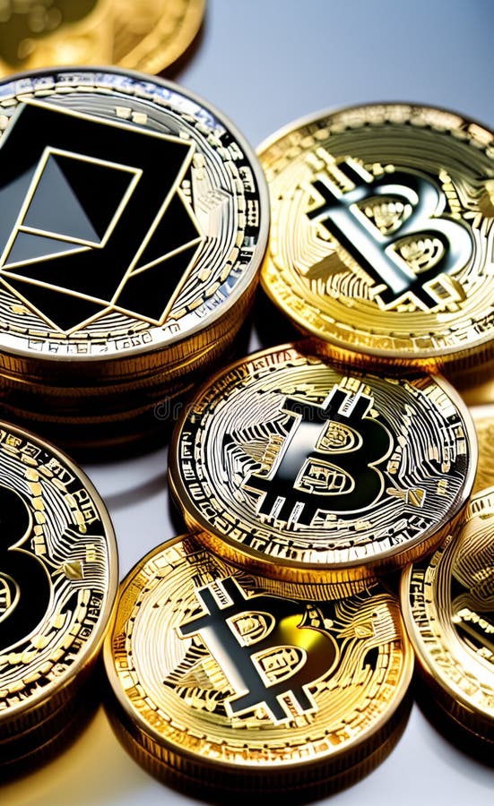 Crypto Currency Coins Different Types Stock Illustration - Illustration ... Crypto Currency Coins Different Types Stock Illustration - Illustration ...