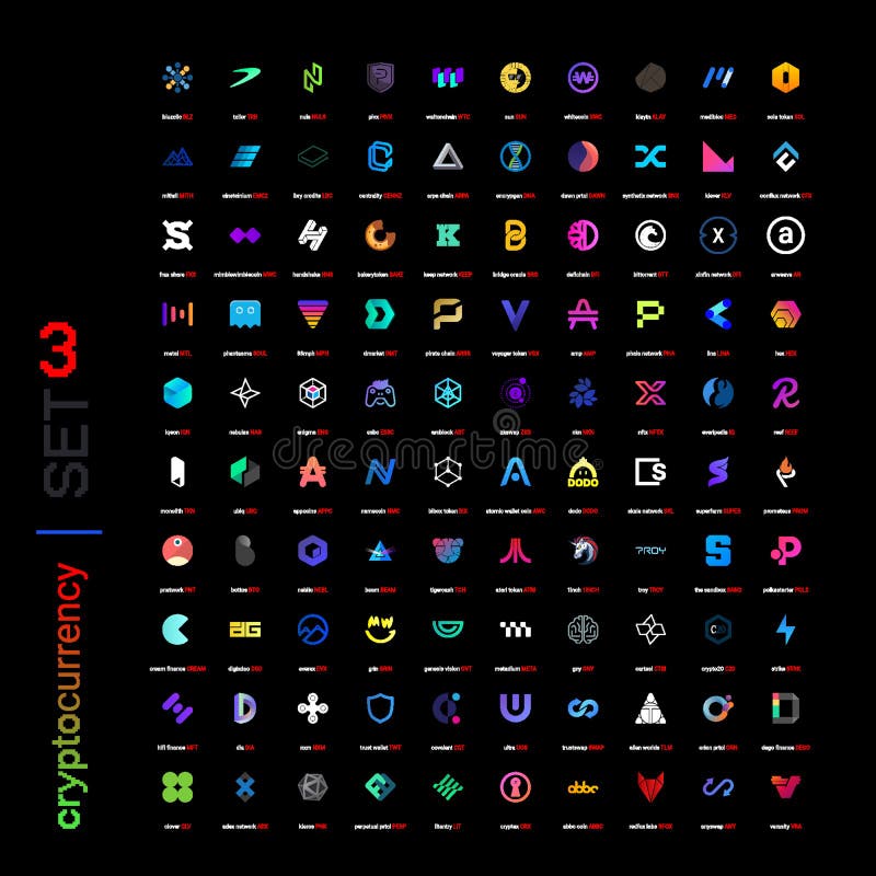 Crypto Currency Coins Digital Payment System Blockchain Concept ...