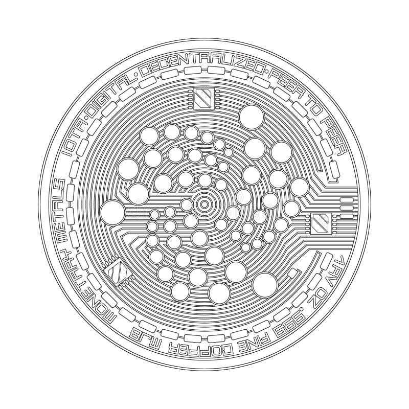Crypto Currency Iota Black and White Symbol Stock Vector - Illustration ... Crypto Currency Iota Black and White Symbol Stock Vector - Illustration ...