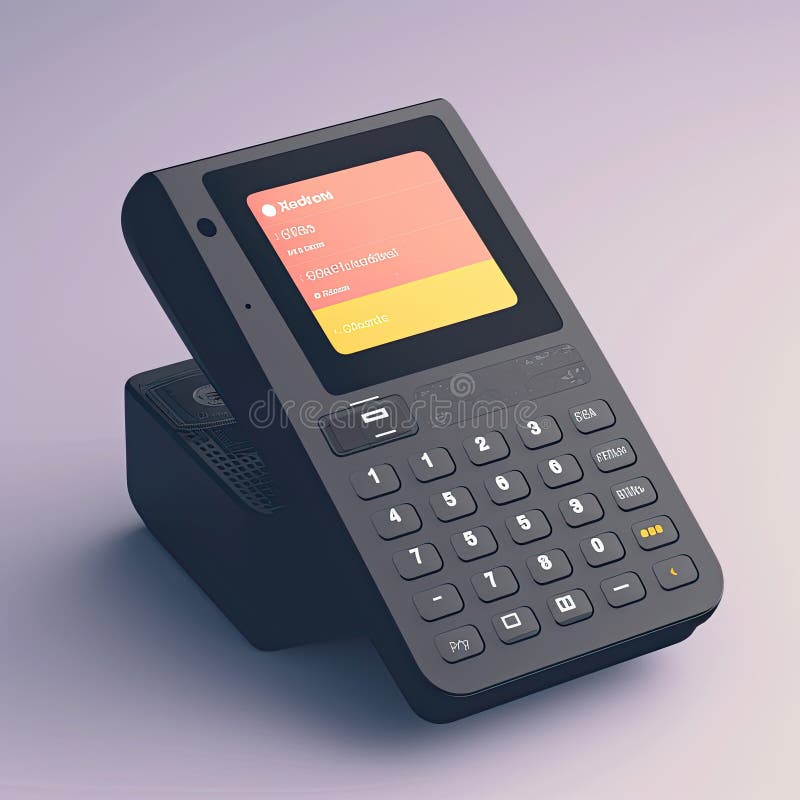 Crypto Currency Pos Terminal Device for Reading Banking Cards Stock ...