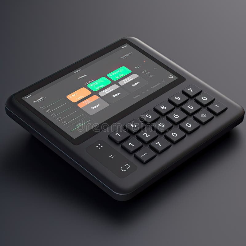 Crypto Currency Pos Terminal Device for Reading Banking Cards Stock ...