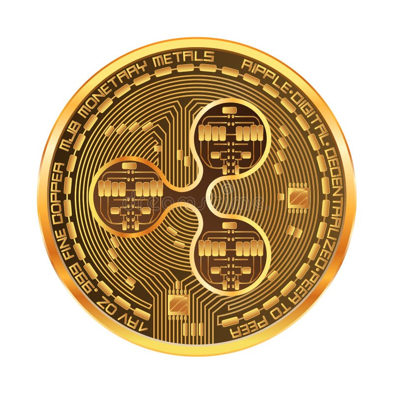 Crypto Currency Ripple Golden Symbol Stock Vector - Illustration of ... Crypto Currency Ripple Golden Symbol Stock Vector - Illustration of ...
