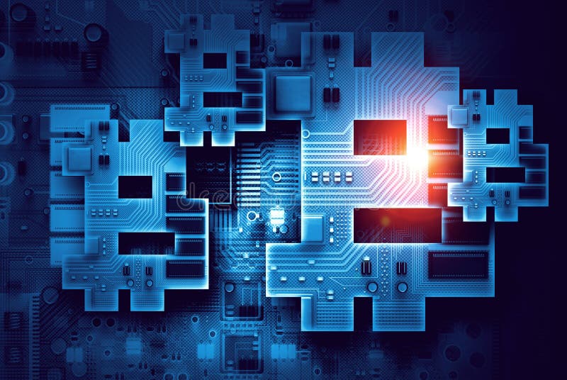 Mining of crypto-currency stock illustration. Illustration of coin ...