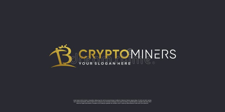 Crypto Mining Logo with Modern Creative Element Premium Vector Part 1 ...