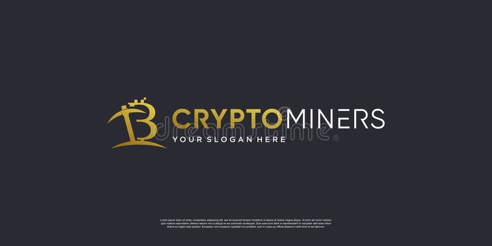 Crypto Mining Logo with Modern Creative Element Premium Vector Part 1 ...