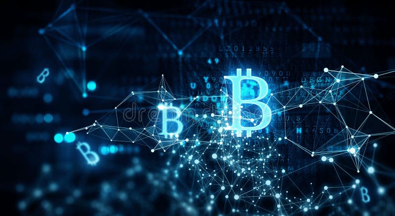 Cryptocurrency Background Concept Stock Photo - Image of artificial ...