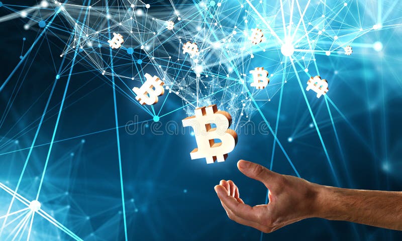 Cryptocurrency Background Concept Stock Photo - Image of data, virtual ...