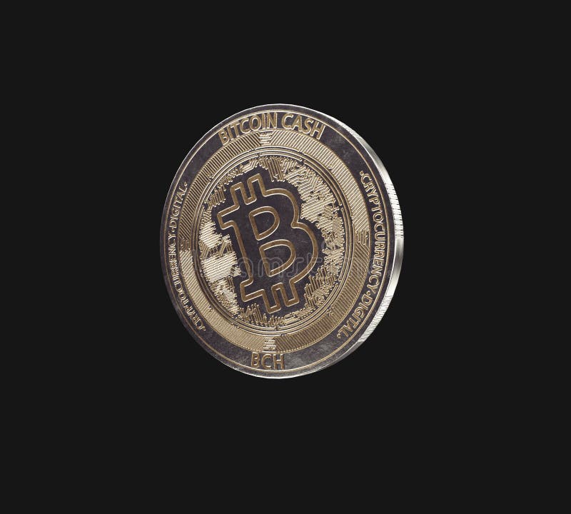 Cryptocurrency Bitcoin Cash Coin Stock Illustration - Illustration of ...